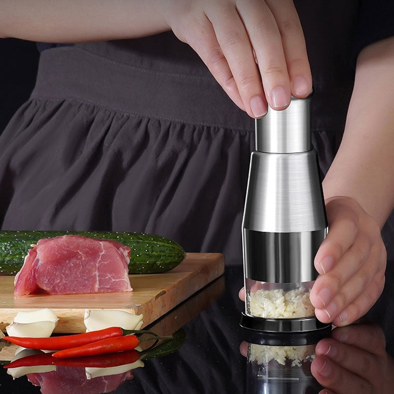 SteelCrush – Stainless Steel Garlic Grinder