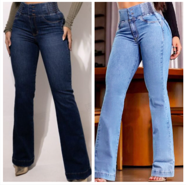 MILA - Elastic Slim-Fit Jeans – Chic Look, Effortless Wear