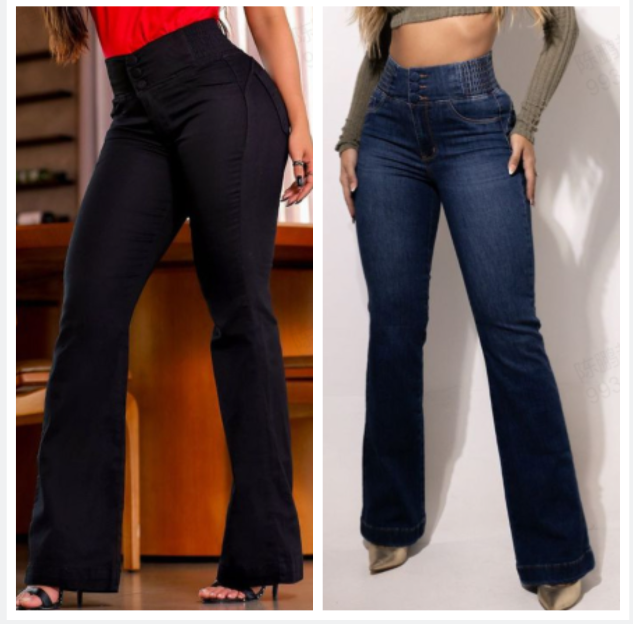 MILA - Elastic Slim-Fit Jeans – Chic Look, Effortless Wear