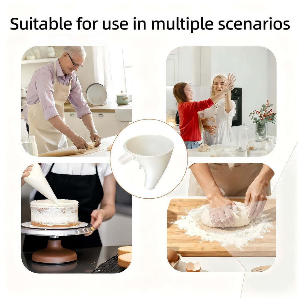 🔥LAST DAY 49% OFF - Flour Funnel for Kitchen Stand Mixer