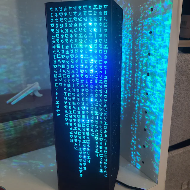CodeStream – Matrix-Inspired LED Lamp