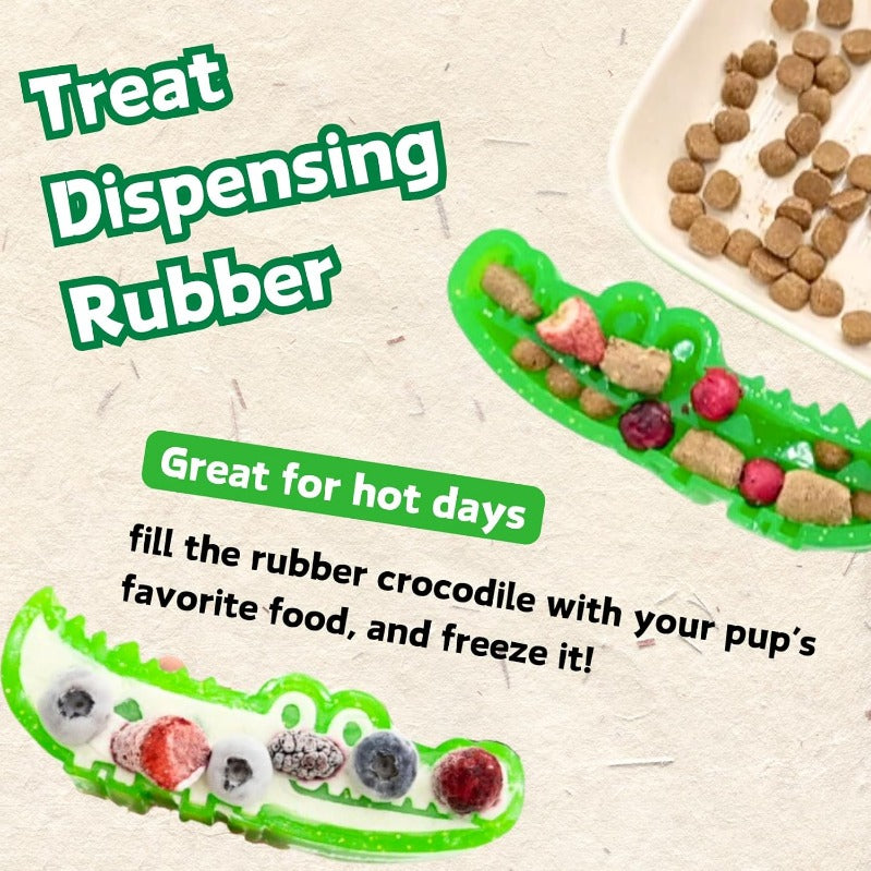 SnackSaver – Interactive Crocodile Dog Toy