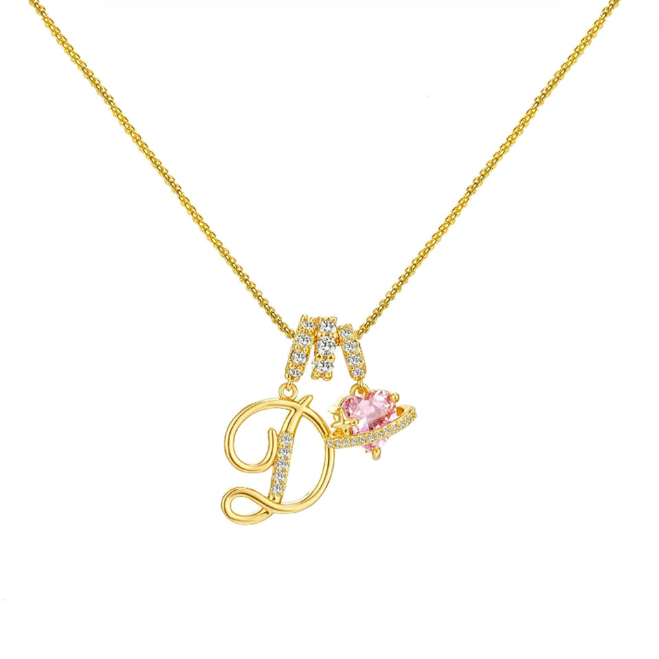 InitialGlow – Personalized Letter Necklace