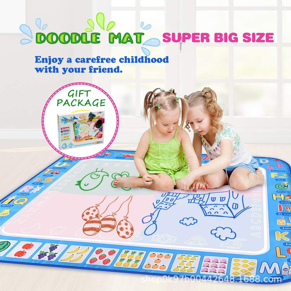 Mess-Free Water Doodle Mat - Creative Mat for Kids – marnetic