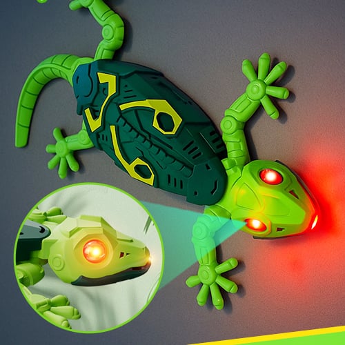 Electric Lizard Toy with LED Glowing Eyes