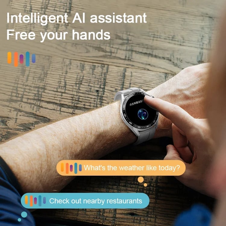 🔥🔥🔥HW Painless Blood Glucose ALL DAY Monitoring Smart Bluetooth Watch